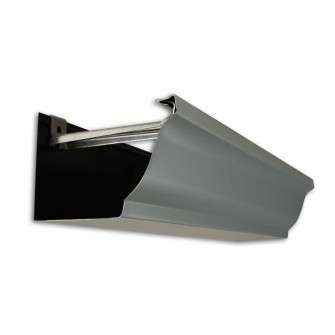 Gutter France - Gouttière aluminium corniche 4 mètres dév.300 coloris ...