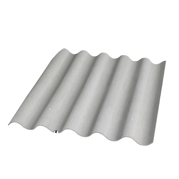 Eternit - Plaque ondulée 5 ondes teinte naturelle fibre ciment (à l ...